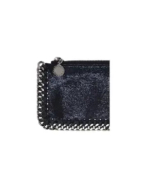 Stella McCartney Chain Around Zipped Wallet - Black