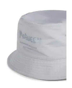 Alexander McQueen Logo Printed Bucket Hat