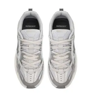 REPRESENT Storm Lace-up Running Sneakers - Gray