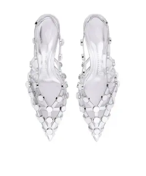 Attico The Grid Slingbacks