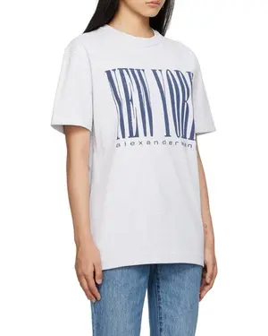 Alexander Wang Geometric Print Crewneck T-shirt