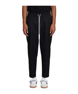 Drole De Monsieur Drawstring Cropped Trousers