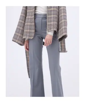 REMAIN BIRGER Christensen Press Fold Flared Pants