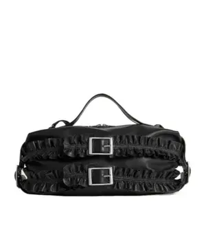 Simone Rocha Pleated Zip-up Waist Bag