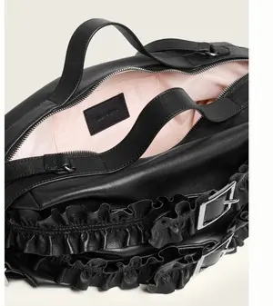 Simone Rocha Pleated Zip-up Waist Bag