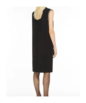 Sportmax Embellished Sleeveless Crewneck Dress