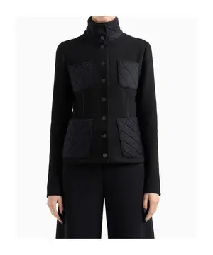 Giorgio Armani Knitted Single-breasted Jacket