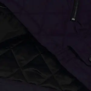 Burberry Diamond Quilted Jacket With Corduroy Collar