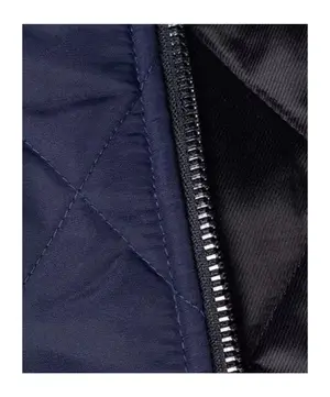 Burberry Diamond Quilted Jacket With Corduroy Collar