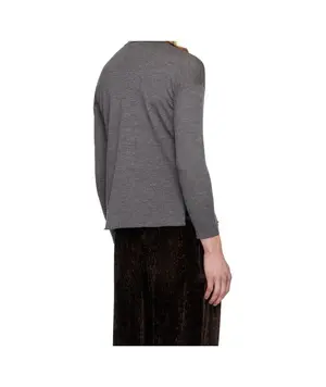MAGLIANO Button-down Knitwear With Detachable Scarf