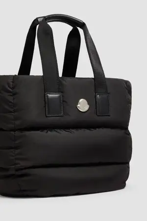 Moncler Logo Patch Padded Tote Bag - Black