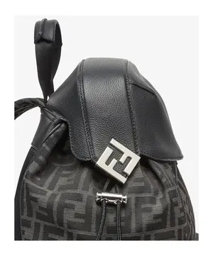 Fendi Ff Jacquard Drive Backpack