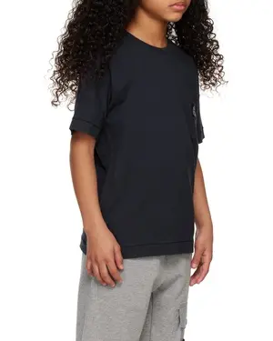 Stone Island Logo Patch Crewneck T-shirt - Blue