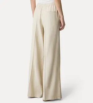 FORTE_FORTE Soft Pleated Trousers - Dune