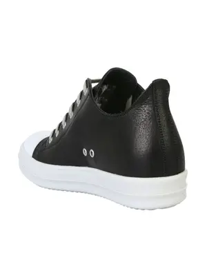 Rick Owens Lace-up Low-top Sneakers - Black