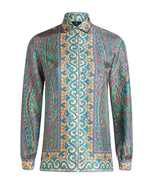 Etro Long-sleeved Printed Shirt - Multicolor