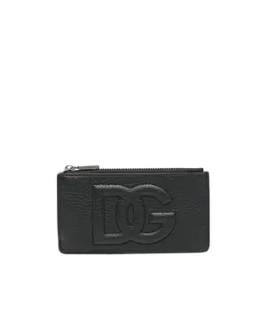 Dolce & Gabbana Logo-embossed Card Holder - Black