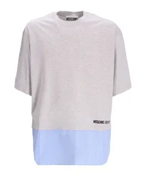 Moschino Two-tone Logo-print T-shirt