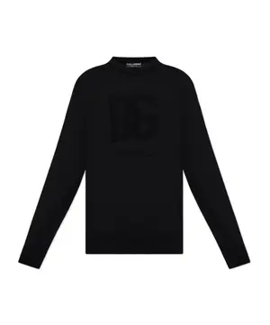 Dolce & Gabbana Dg Logo Detailed Crewneck Jumper