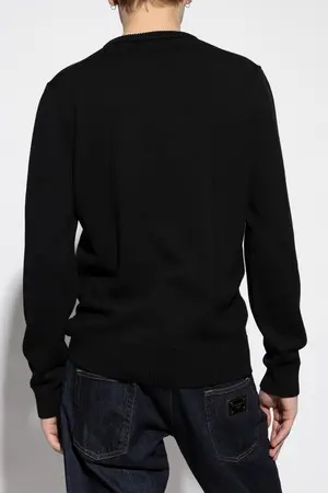 Dolce & Gabbana Dg Logo Detailed Crewneck Jumper