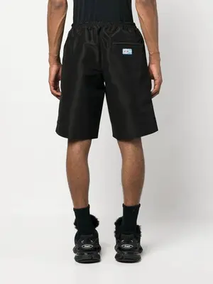 Heron Preston Logo Patch Knee-length Track Shorts