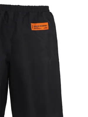 Heron Preston Logo Patch Knee-length Track Shorts
