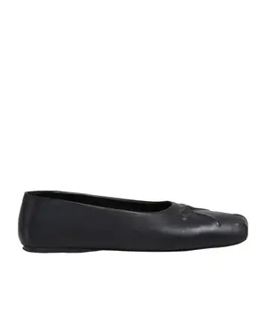 Marni Seamless Little Bow Ballet Flats - Black