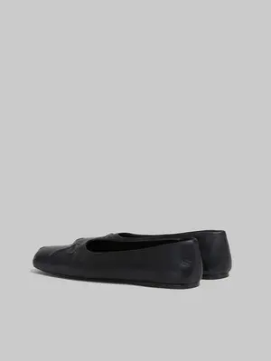Marni Seamless Little Bow Ballet Flats - Black