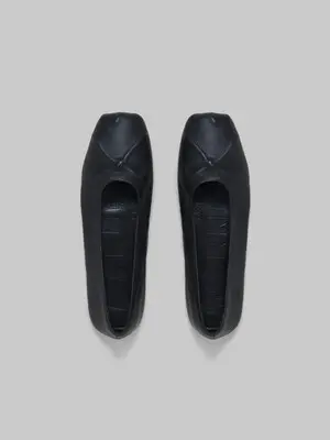 Marni Seamless Little Bow Ballet Flats - Black