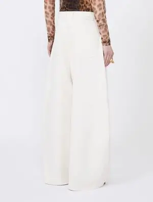 Sportmax Wide Leg Pants - Beige