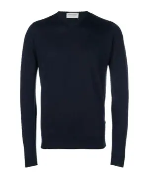 John Smedley V-neck Long-sleeve Jumper - Black