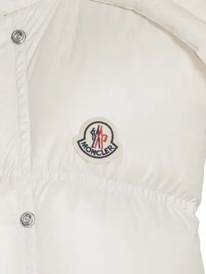 Moncler Pario Logo Patch Hooded Padded Gilet