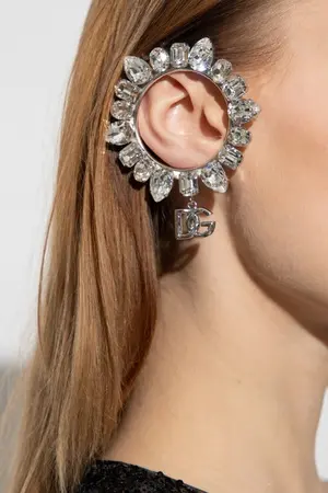 Dolce & Gabbana Embellished Logo Ear Cuff