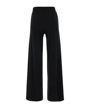 P.a.r.o.s.h Drawstring Elastic Waist Relaxed Fit Pants - Black