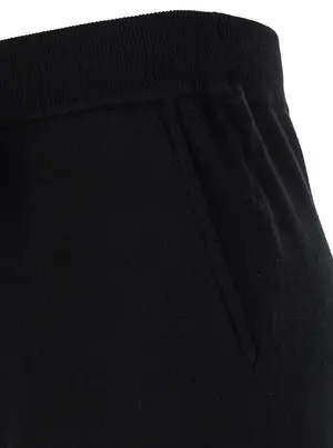 P.a.r.o.s.h Drawstring Elastic Waist Relaxed Fit Pants - Black
