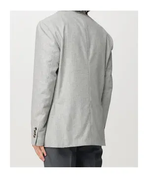 LARDINI Single-breasted Tailored Blazer - Gray