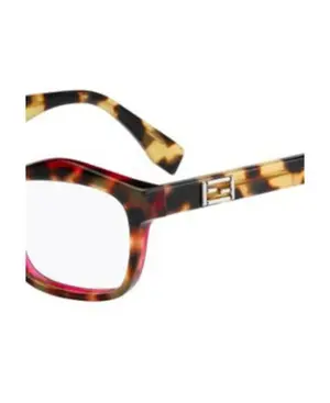 Fendi Logo Details Eyeglasses - White