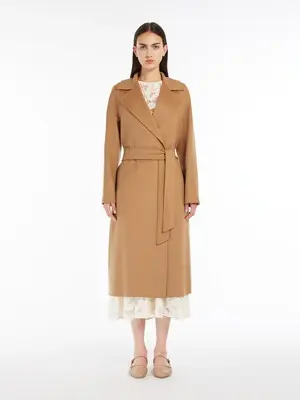 Max Mara Belted Mid-length Coat - Camel