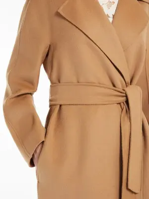 Max Mara Belted Mid-length Coat - Camel
