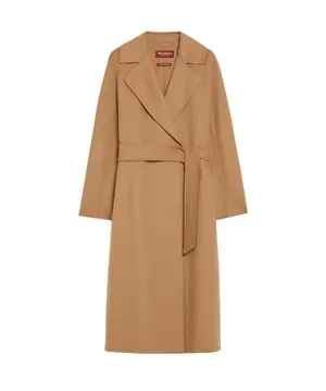 Max Mara Belted Mid-length Coat - Camel
