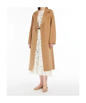 Max Mara Belted Mid-length Coat - Camel