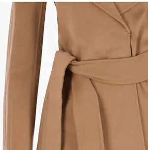 Max Mara Belted Mid-length Coat - Camel