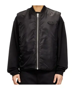 DIESEL® W-type-d1-sl Padded Reversible Satin Vest