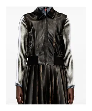 DIESEL® G-inko Distressed Effect Bomber Vest