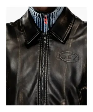 DIESEL® G-inko Distressed Effect Bomber Vest