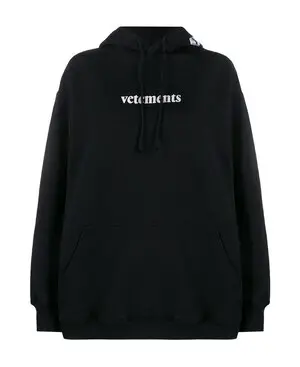 Vetements Logo Hooded Sweater