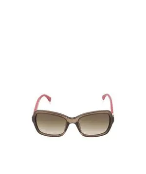 Fendi Logo Detail Sunglasses - Brown