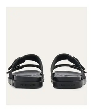 FERRAGAMO Gancini Jacquard Slides