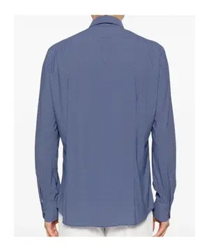 MAZZARELLI Lapel Long Sleeve Shirt
