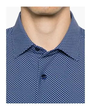 MAZZARELLI Lapel Long Sleeve Shirt